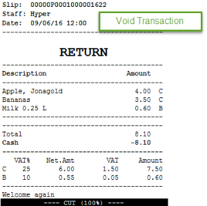 Void and Copy Transaction