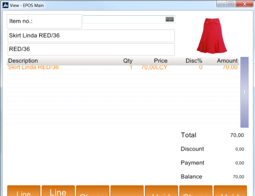 Dynamic POS Panel Layout