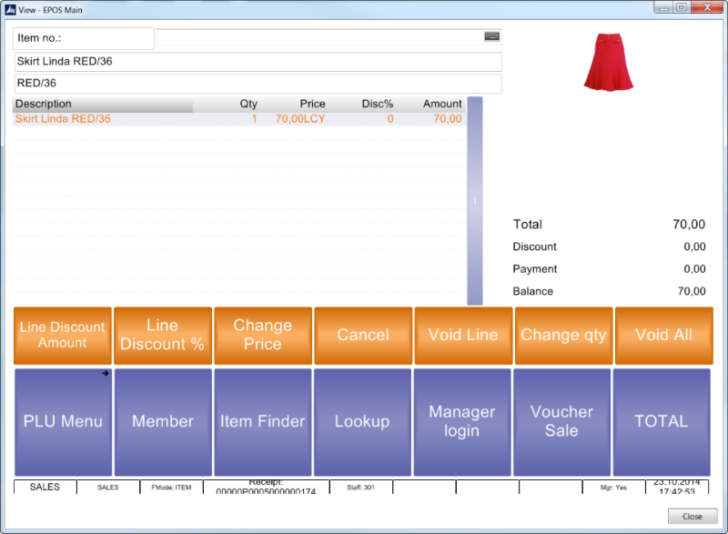 Dynamic POS Panel Layout